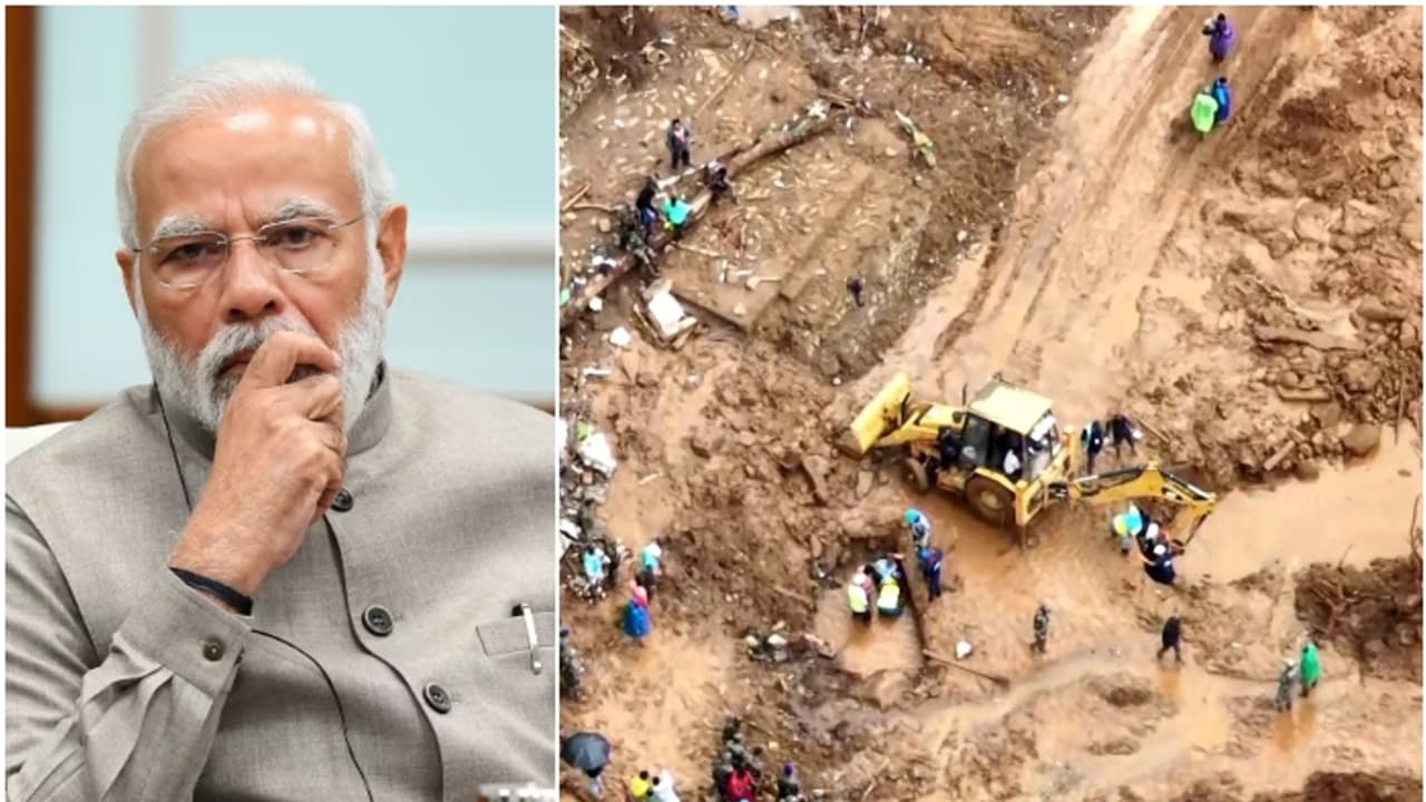 pm modi wayanad landslide area visit hope for kerala on rebuild wayanad ...
