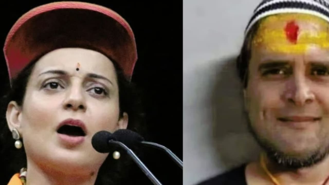 Kangana Ranaut shares Rahul Gandhi's morphed photo with skull cap ...