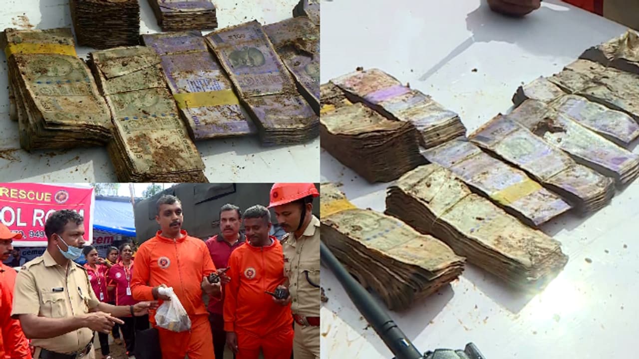 4 lakh rs found from landslide hit churalmala wayanad, currency covered ...