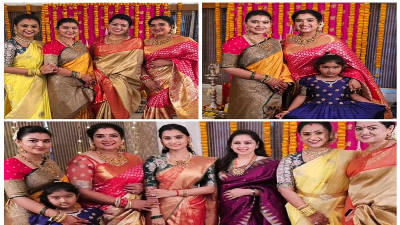 Pritha Hari Varalakshmi Pooja Photos | ப்ரீத்தா ஹரி வீட்டில் நடந்த ...