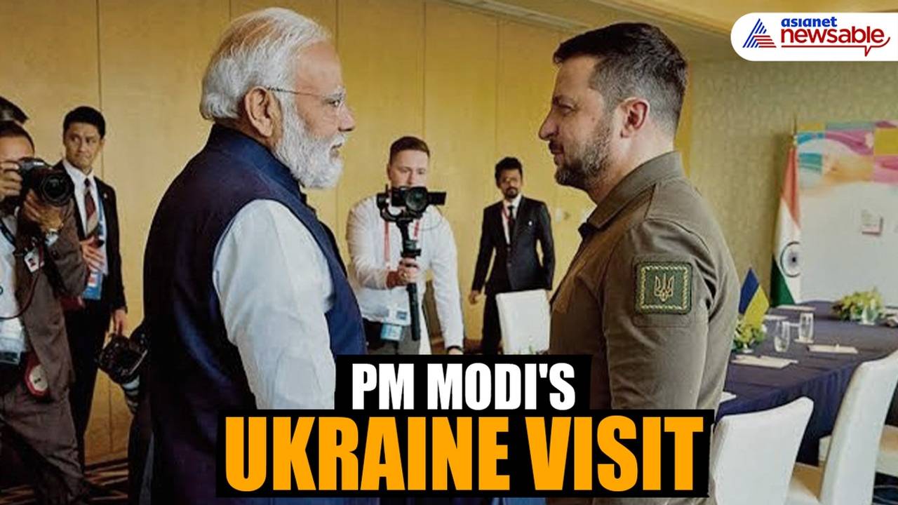 PM Modi's makes landmark visit to Ukraine, calls for dialogue and peace ...