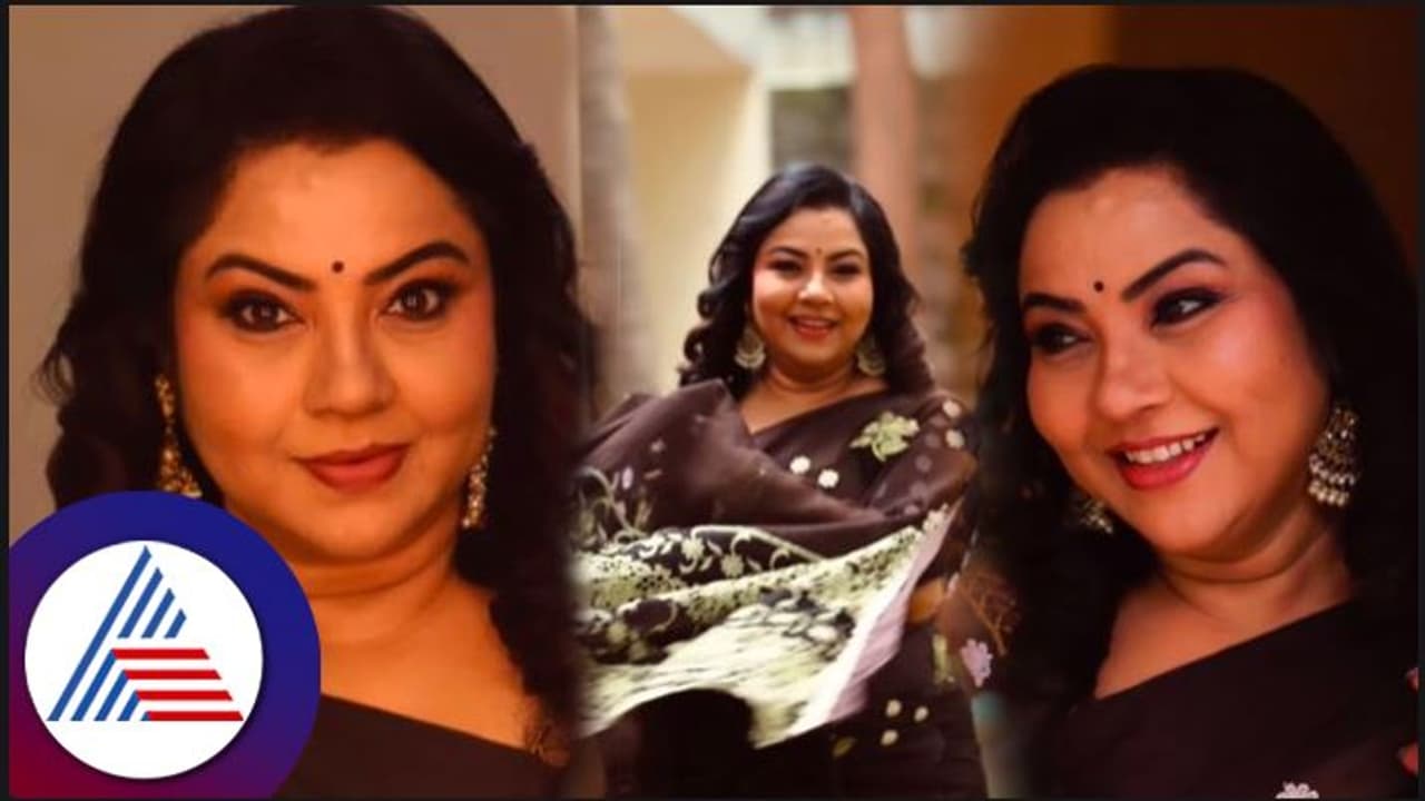 Raja Rani Tara anuradha black saree look viral ಬ್ಲಾಕ್ ಸೀರೆಯಲ್ಲಿ ಮಿಂಚಿದ ...
