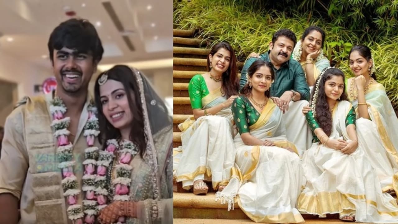 Actor-politician Krishna Kumar's daughter Diya ties knot with long-time ...