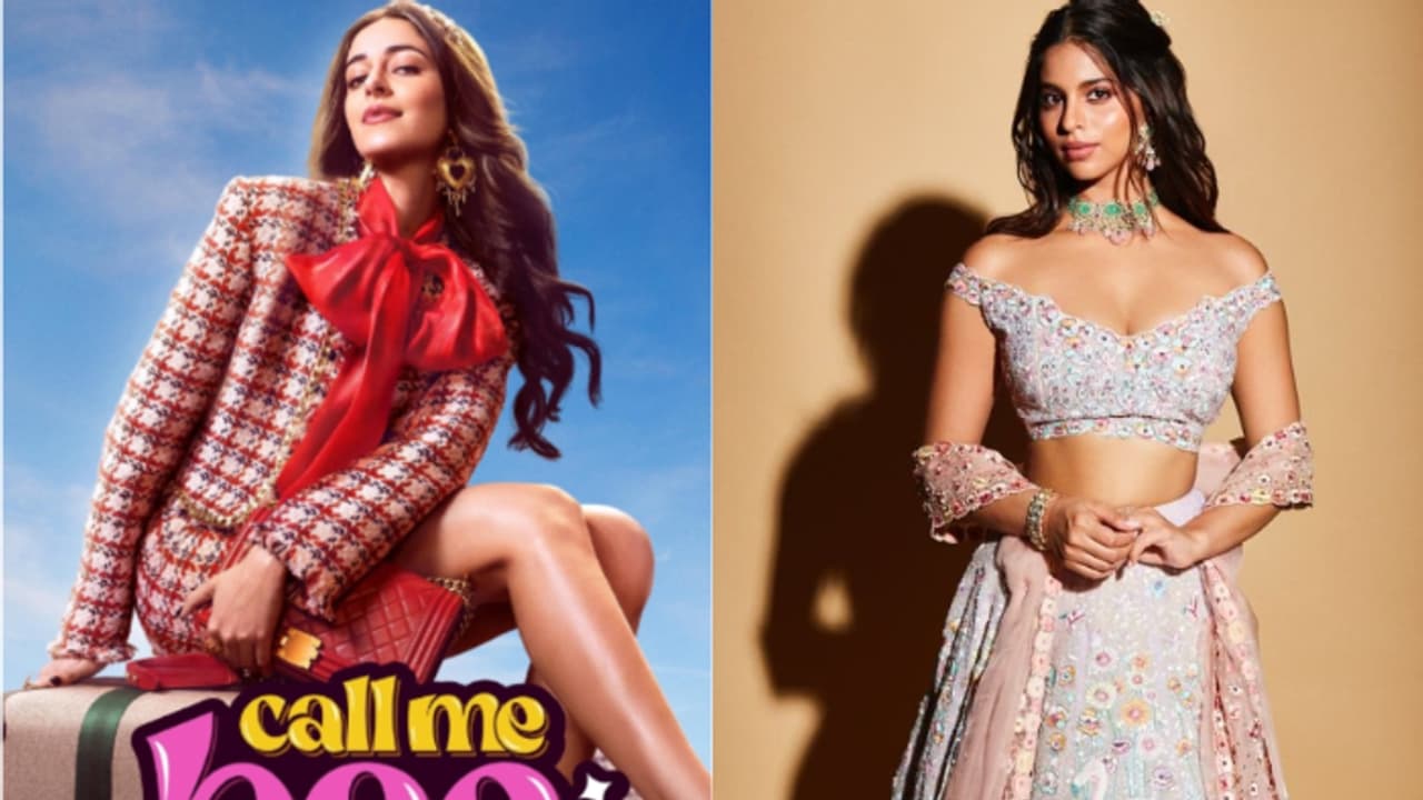 'It's bae day....', Suhana Khan cheers BFF Ananya Panday for her OTT debut in 'Call Me Bae ...