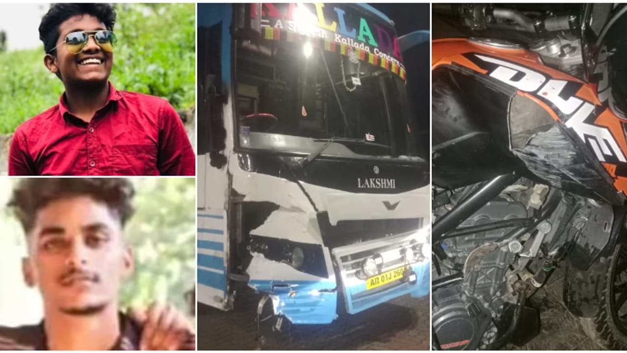 Kallada Bus and Duke Bike Collided One More Died തൊടുപുഴയിൽ കല്ലട ബസും ...