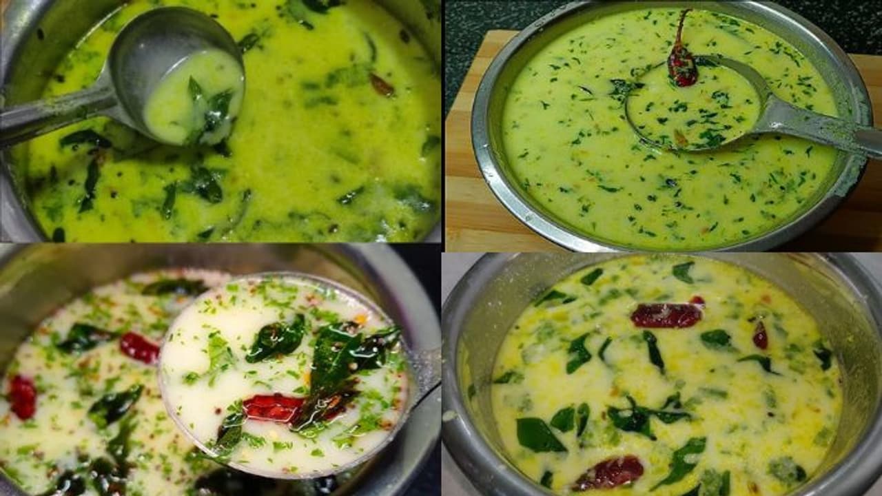 Majjige Sambar Recipe with use peanut powder ರುಚಿಕರ, ಖಾರವಾದ ಮಜ್ಜಿಗೆ ...
