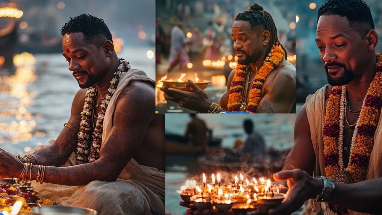 Hollywood actor will smith celebrated his birthday in varanasi ...