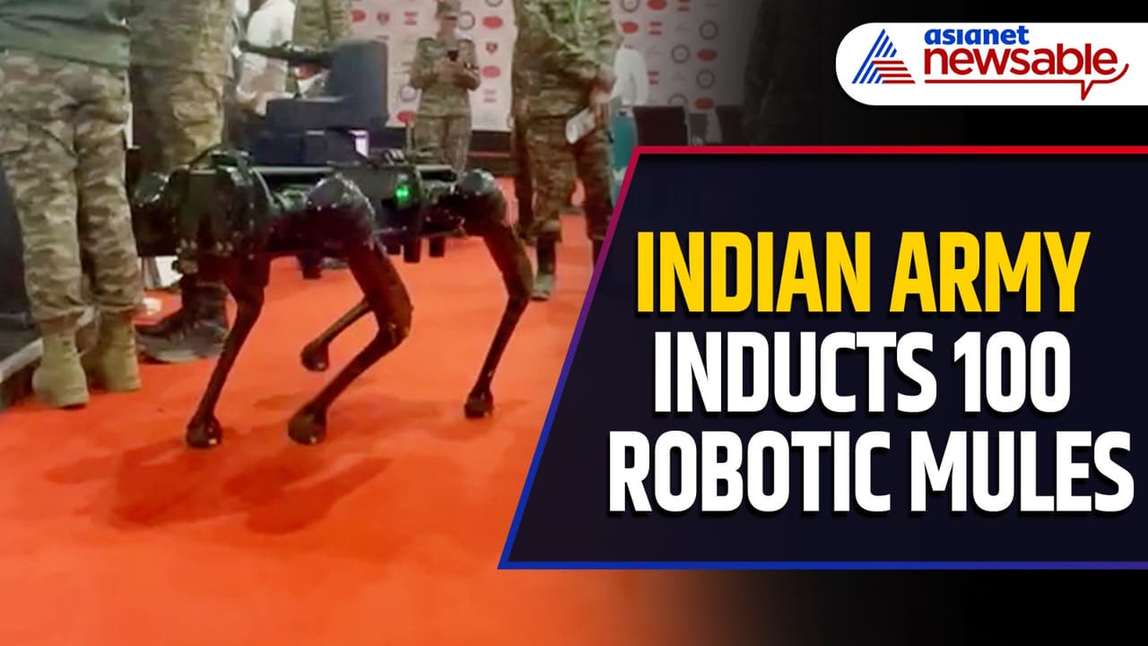 Indian Army inducts 100 robotic mules to enhance logistics and ...