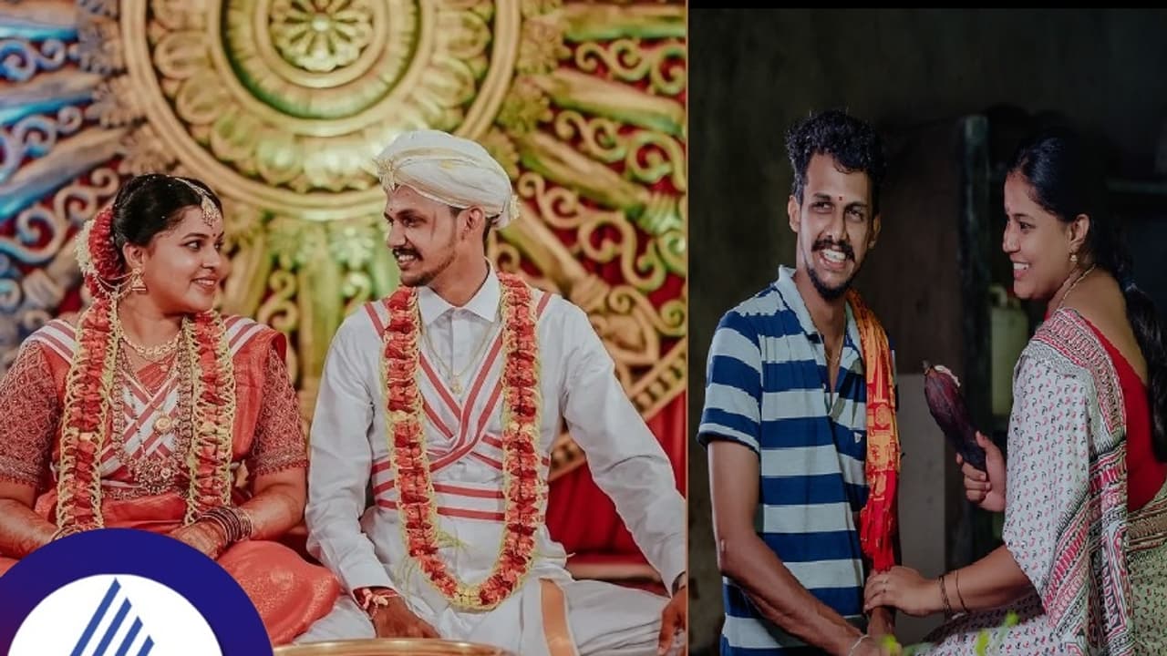 Bhat N Bhat Fame Sudarshan Bhat Bedradi's Wedding with Krithi | ಕೃತಿ ...