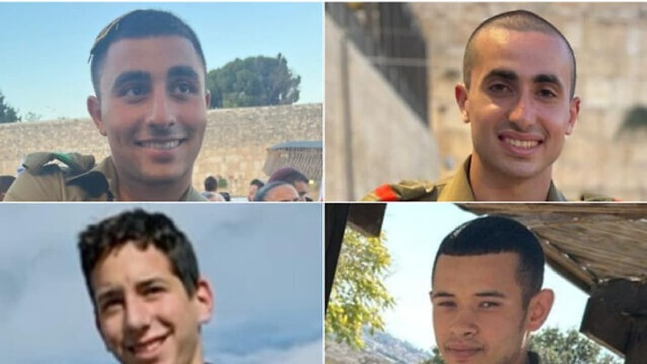 Israel announces names of 4 IDF soldiers killed in Hezbollah drone ...