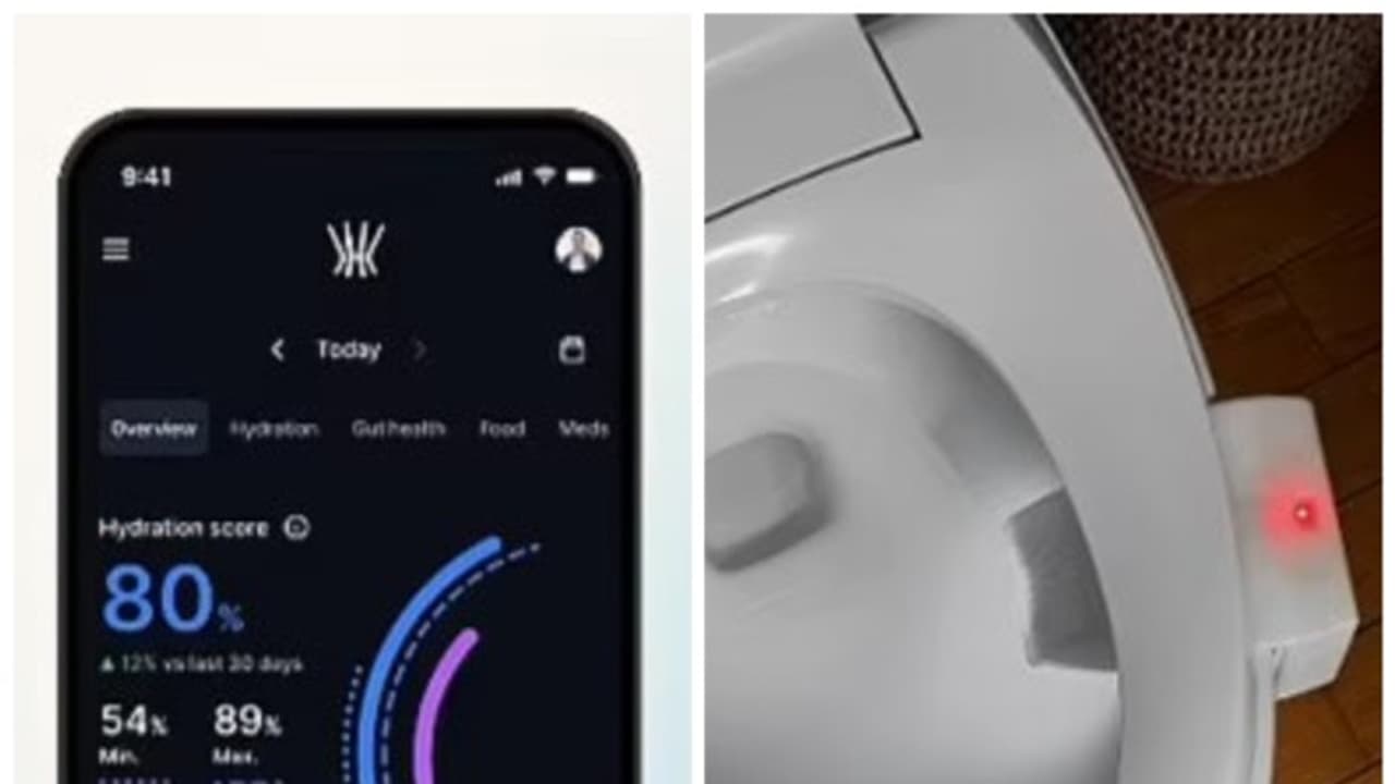 Camera in toilet? Bizarre AI-device monitors your gut health by ...