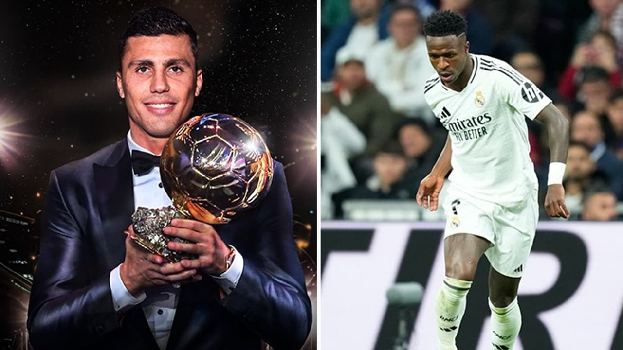 Vinicius Jr robbed! Real Madrid star's fans furious after Rodri bags ...
