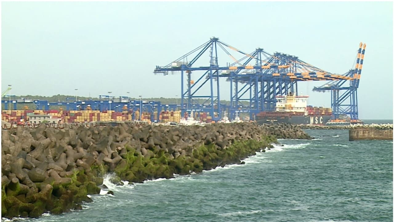 Vizhinjam port container terminal at the port will be expanded to 1200 ...