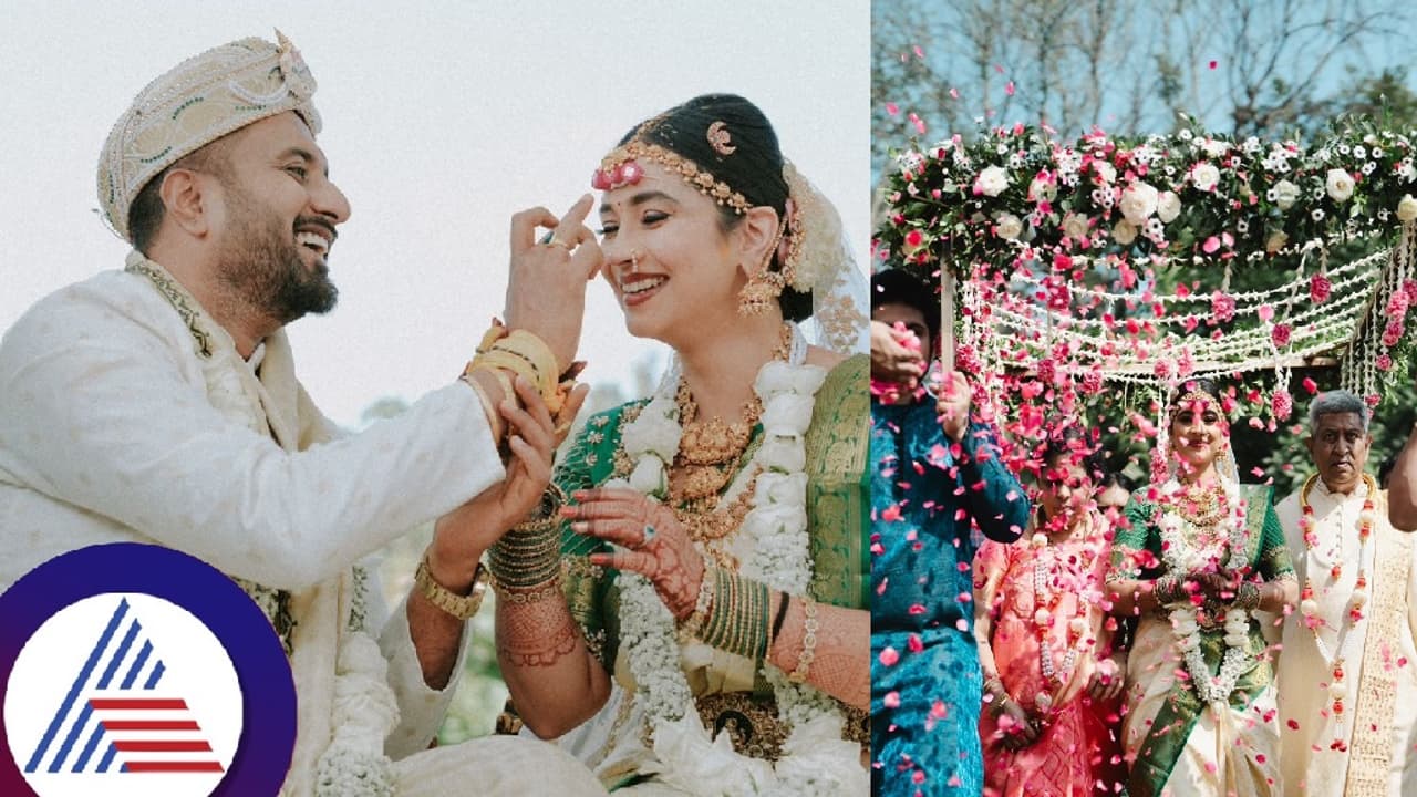 Jothe Jotheyali Fame Actress Manasa Manohar Marries Preetham Chandra ...