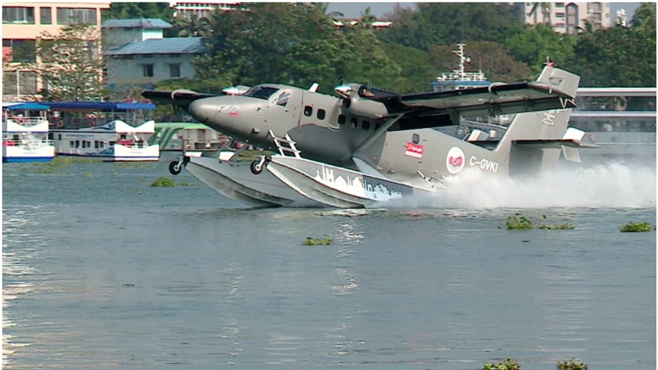 Kerala: Kochi's backwaters set to witness state's first seaplane test ...