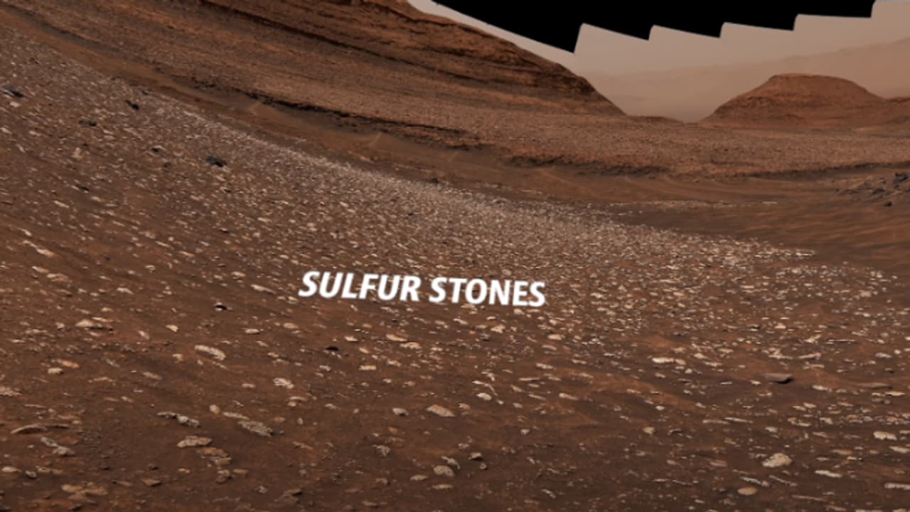 Curiosity Rover finds uncounted Sulfur stones in Gediz Vallis Channel ...