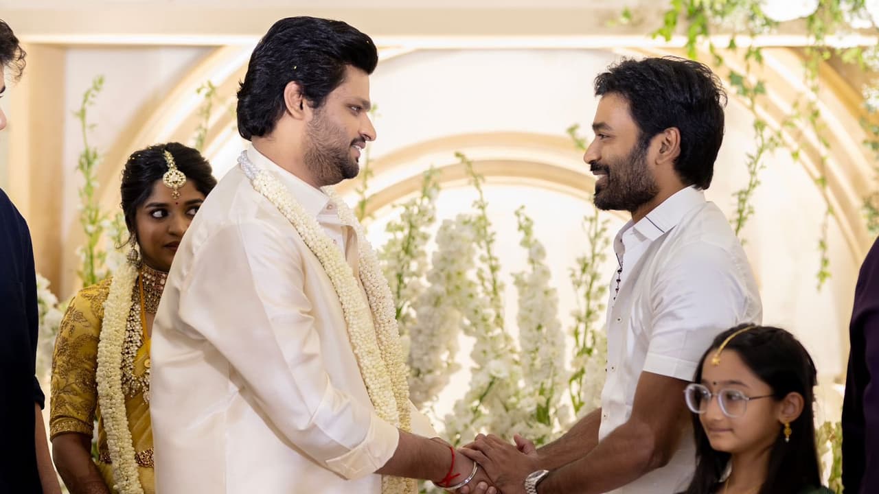 Dhanush attend Aakash Baskaran Wedding Function : யார் இந்த இட்லி கடை ...