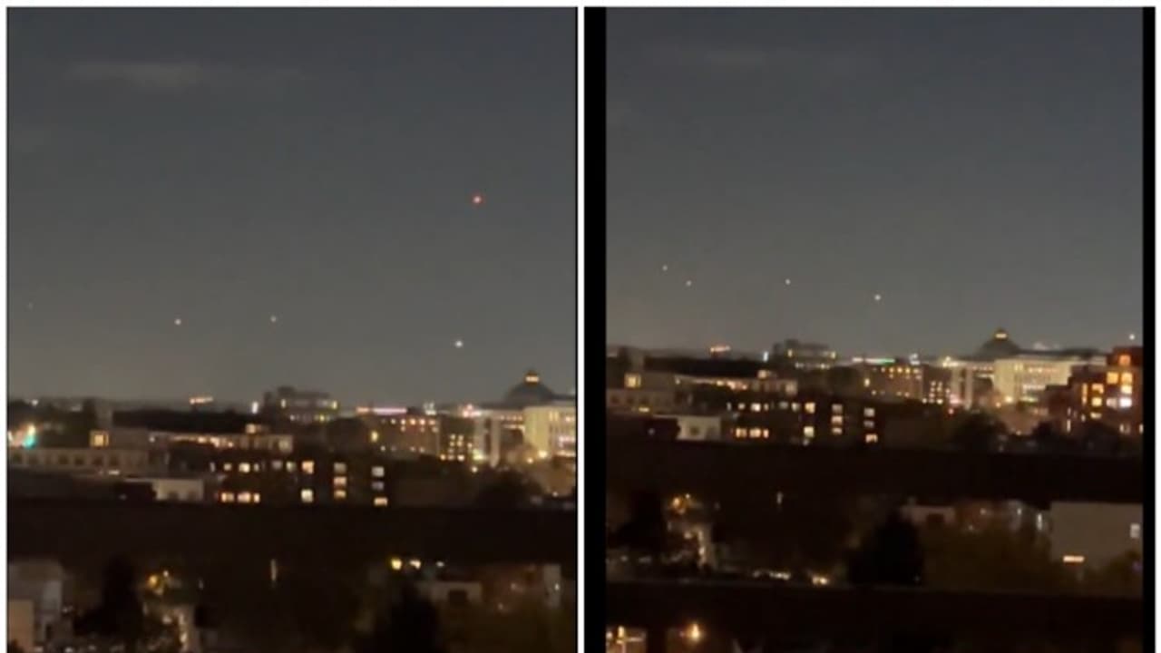UFO sighting over Capitol Hill? Viral video shows mysterious lights in ...