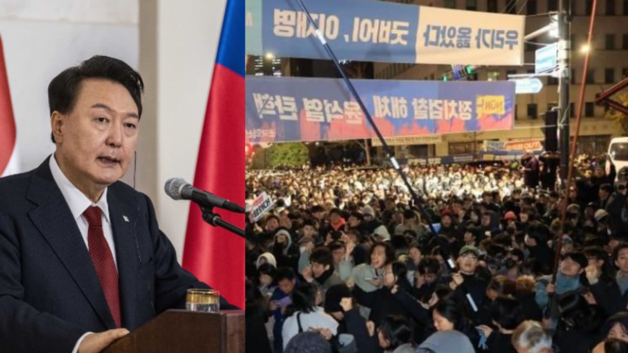 martial law controversy Party asked Yoon Suk Yeol to leave party ...