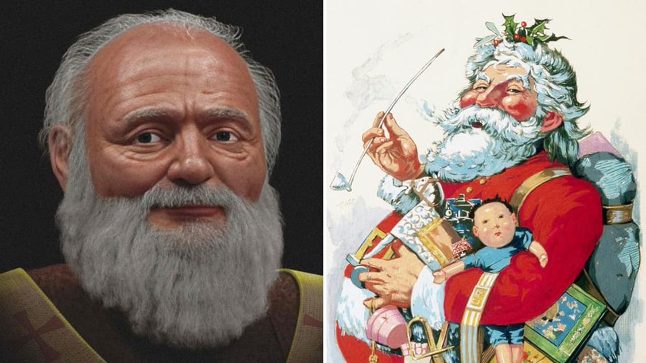 For the first time in 1,700 years, real face of beloved Santa Claus ...