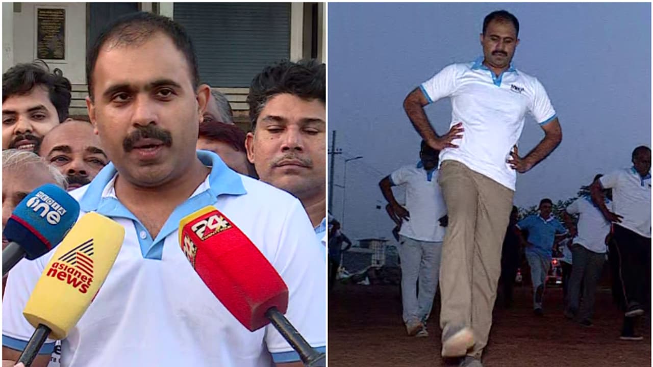 അതിരാവിലെ മെക് 7 വ്യായാമം ചെയ്ത് അബിൻ വർക്കി; പങ്കെടുത്തത് ചേളാരിയി ...