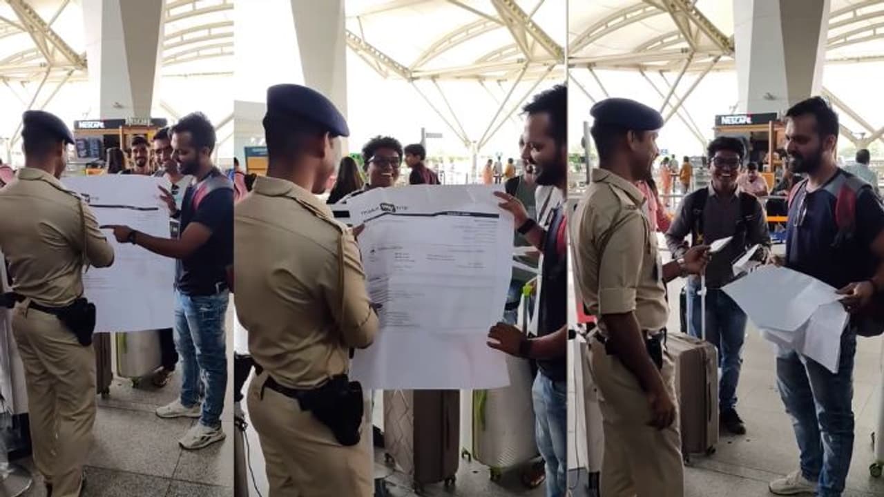 Passenger with Newspaper-Sized Boarding Pass: Viral Funny Video | ನಕ್ಕು ...