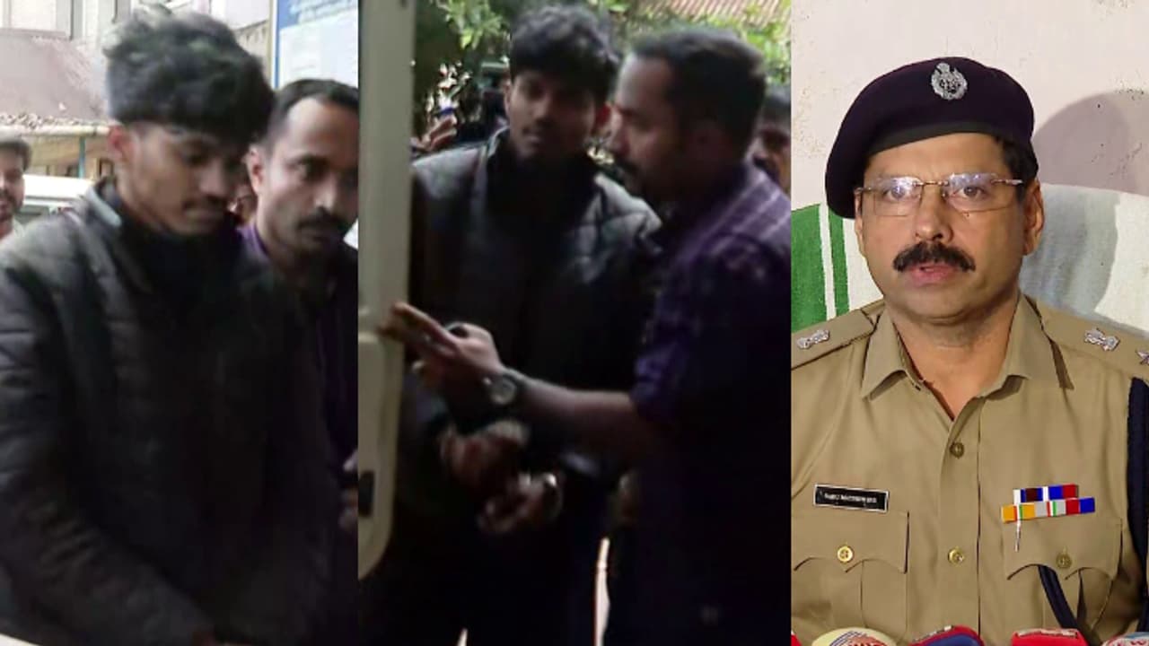 kundara double murder case Accused brought to kollam police says Akhil ...