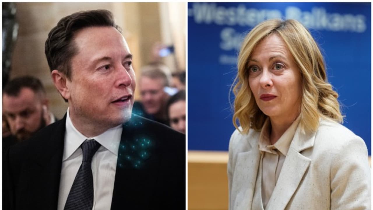 'Only because he chose side...': Giorgia Meloni defends Elon Musk ...