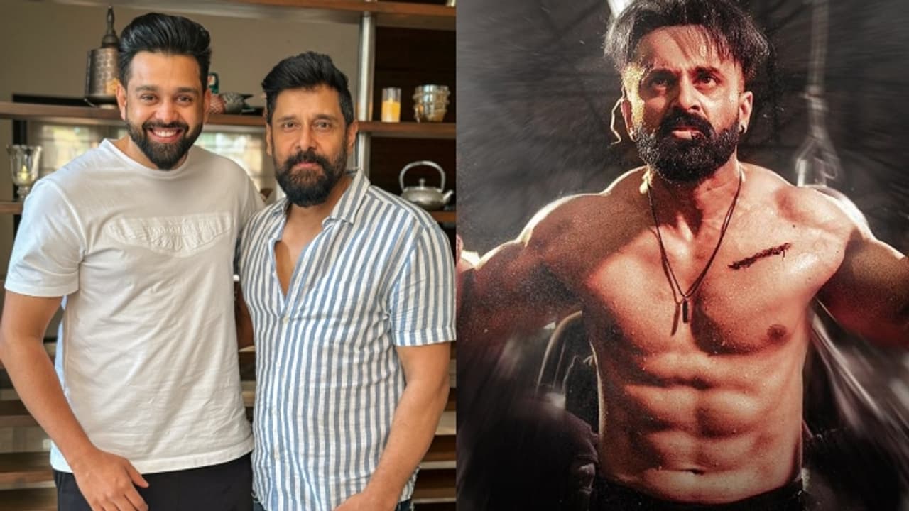 Marco producer Shareef Muhammed with chiyaan vikram: അപ്പോ എങ്ങനാ ...