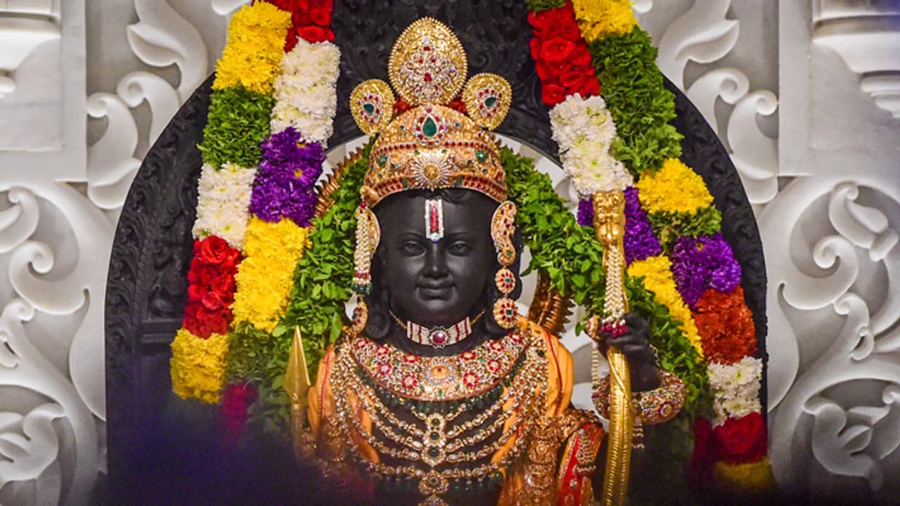 ராமர் சிலை பிரதிஷ்டை விழா: அயோத்தியில் கோலாகலம்.!! | Celebrations For ...