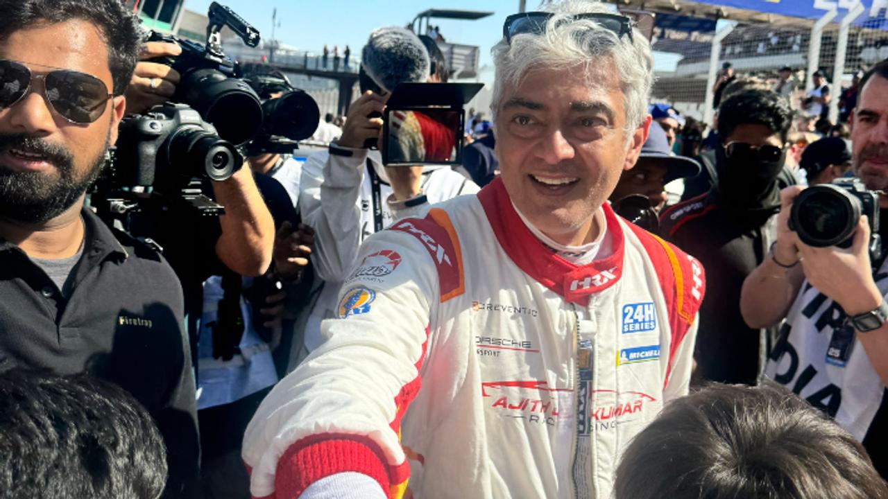 Ajith Kumar won 3rd Place in Dubai Car Race : கார் ரேஸில் 3ஆவது இடம் ...