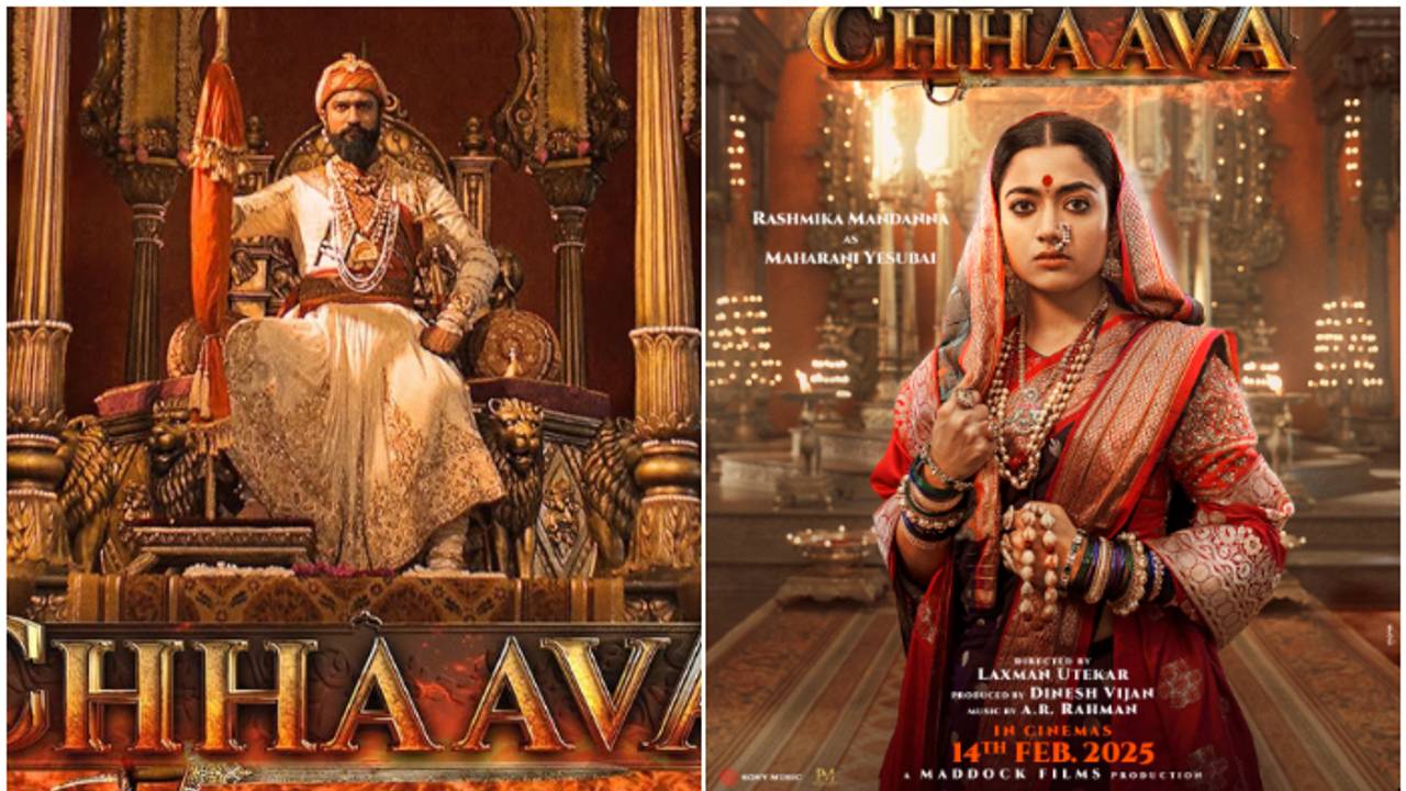 'Chhaava': Rashmika Mandanna looks aces Maharani Yesubai's look in new ...