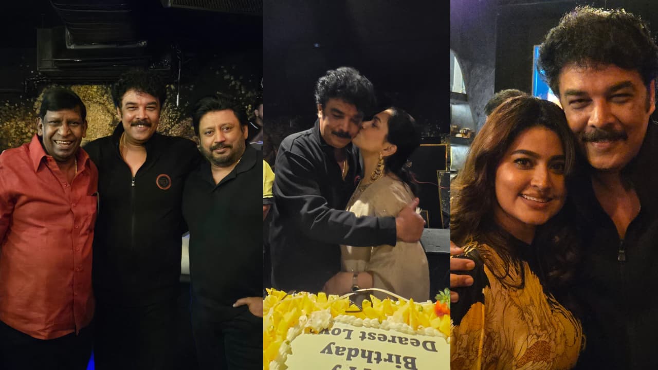 Sundar C Birthday Party photos : ஒட்டுமொத்த கோலிவுட்டும் இங்கதான் ...