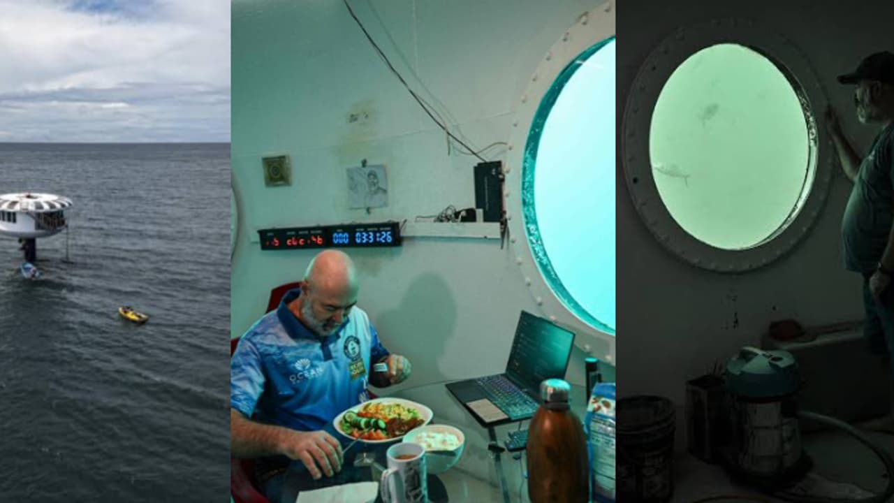 world record for living under water; 120 ദിവസം വെള്ളത്തിനടിയിൽ ജീവിതം ...