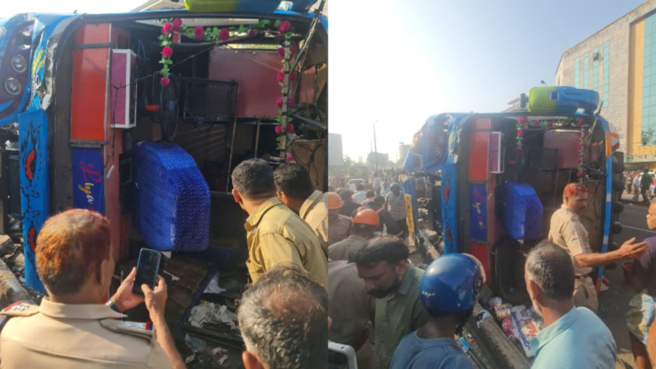 Over 50 injured, including school children, as bus overturns in Kerala ...