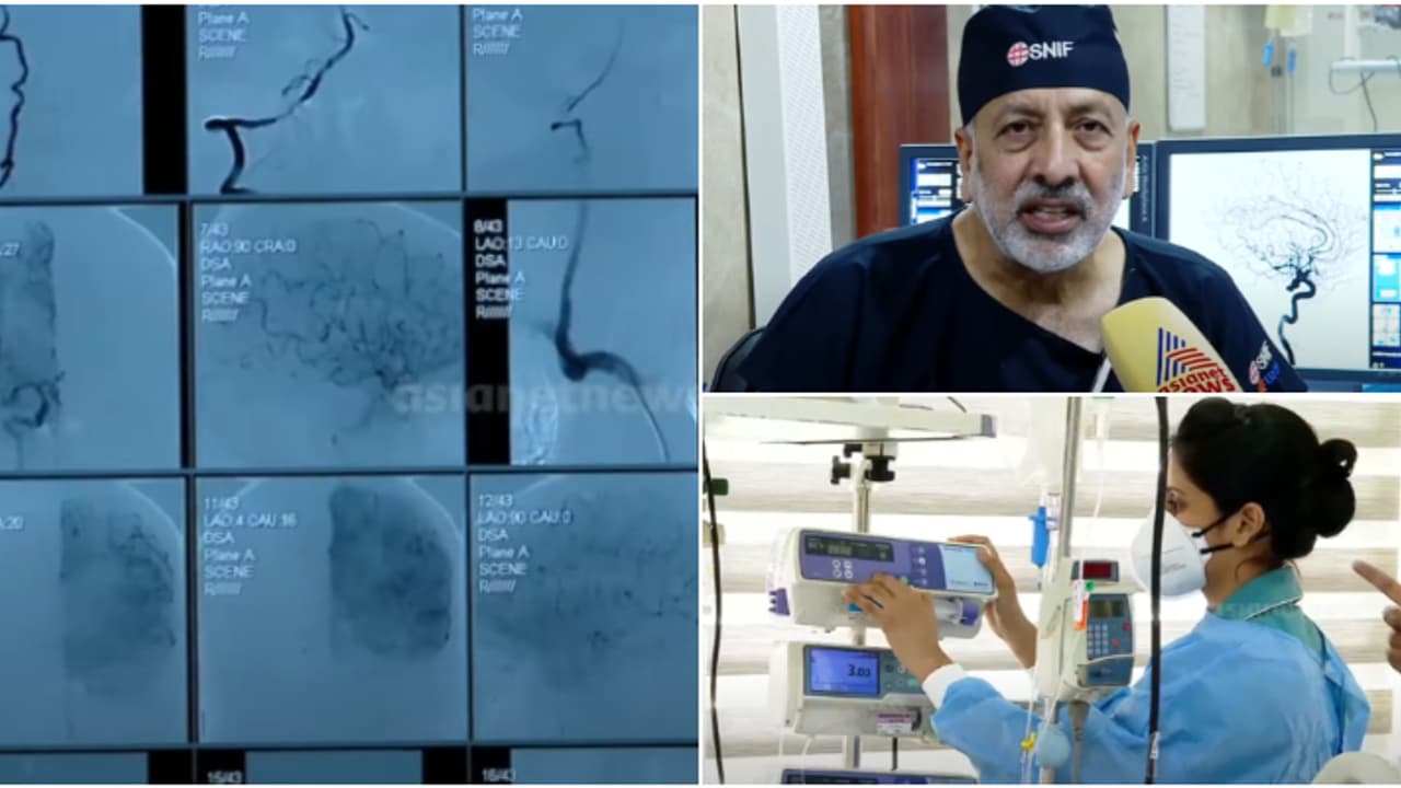 First time in Keralam Vertebrobasilar artery 95 percent block complex ...