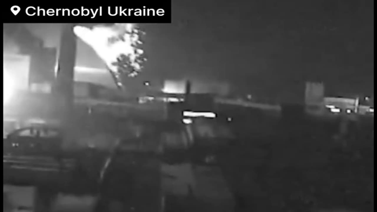 Caught on camera: Russian drone strike hits Chernobyl shelter in ...