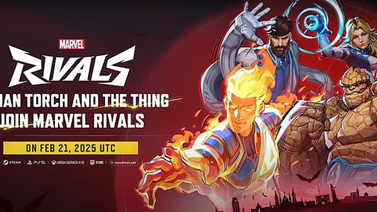 Marvel Rivals adds Human Torch and Thing, completing Fantastic Four ...