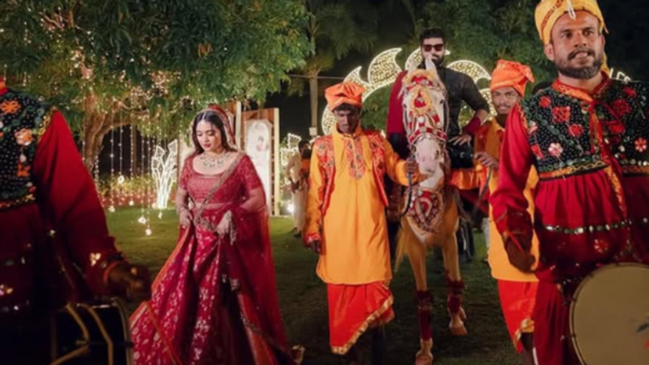 Robin Radhakrishnan wedding celebration: റോബിൻ രാധാകൃഷ്‍നു വേണ്ടി ...
