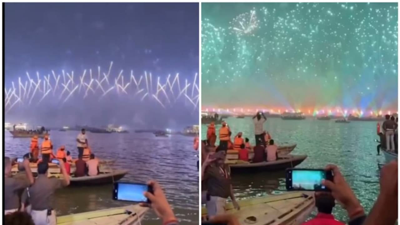 Mahakumbh's grand conclusion: Sky dazzles with spectacular light show ...