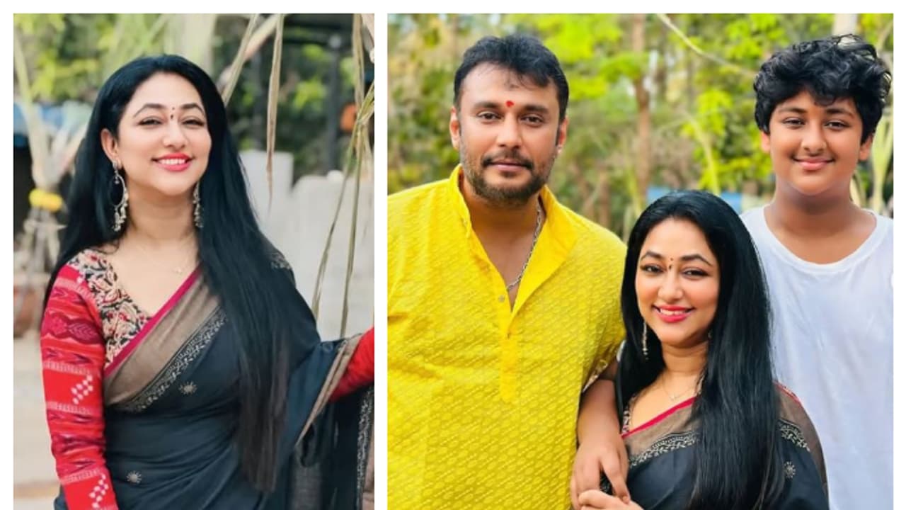 Darshan's wife Vijayalakshmi presented Thali to 24 Couples :24 ...