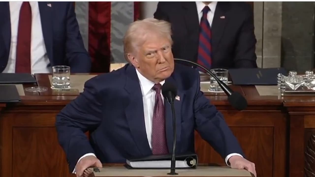 Trump's purple tie signals unity, his Capitol speech draws battle lines ...