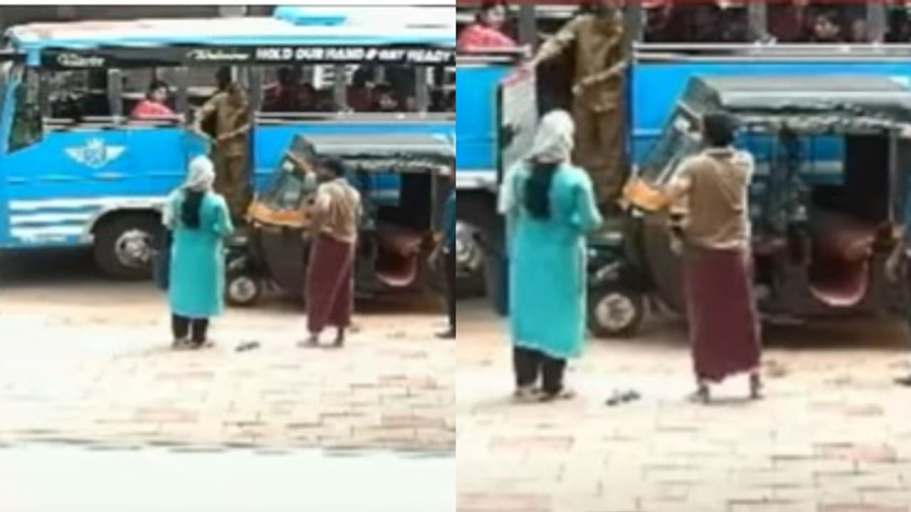 private bus employee attack auto driver in malappuram: മലപ്പുറത്ത് ...