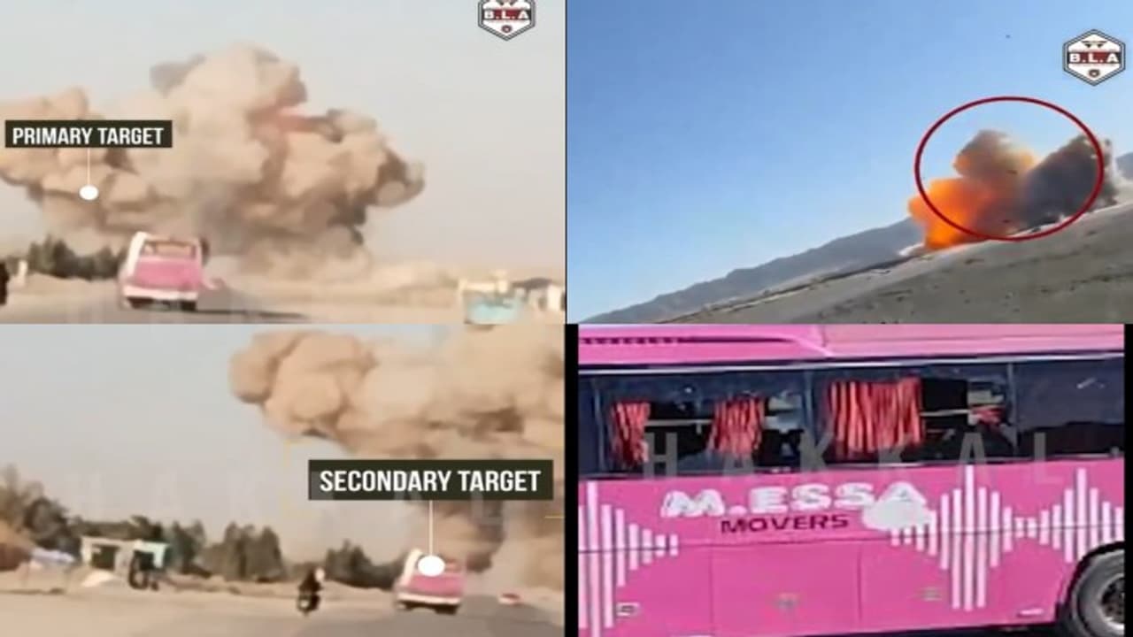 Baloch Liberation Army releases first visuals of deadly Noshki attack on Pakistan Army convoy ...