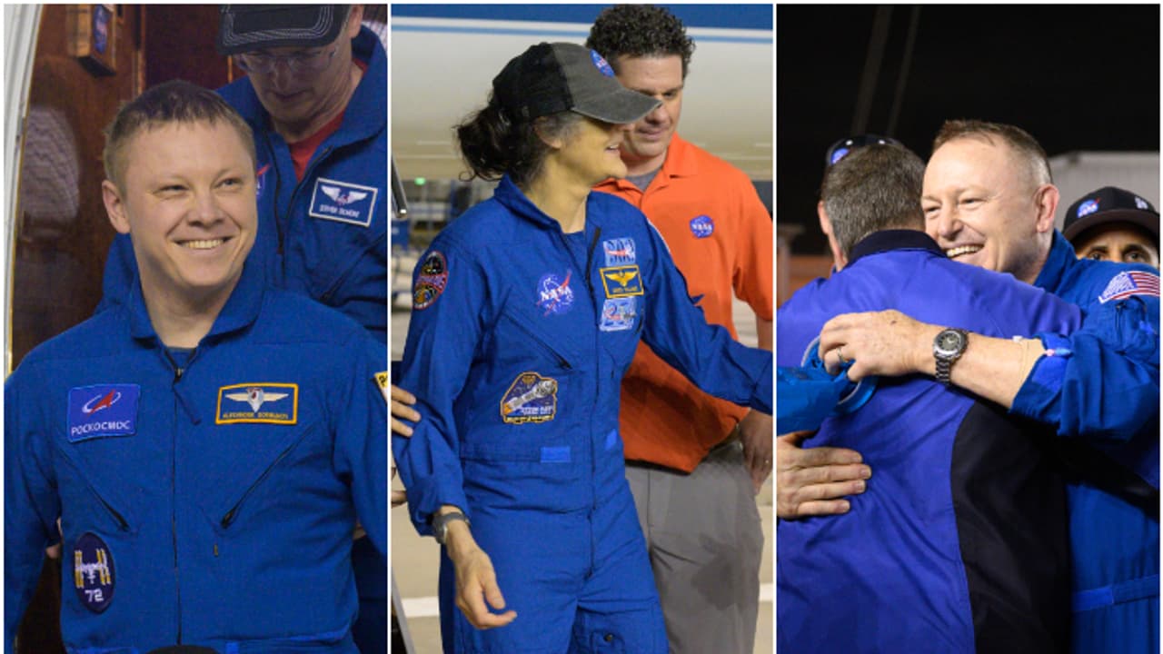 NASA’s SpaceX Crew-9 touched down at Johnson Space Center in Houston ...