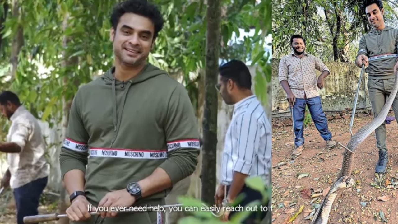 Tovino Thomas is now a snake rescuer : ടൊവിനോ തോമസ് ഇനി സ്നേക്ക് ...
