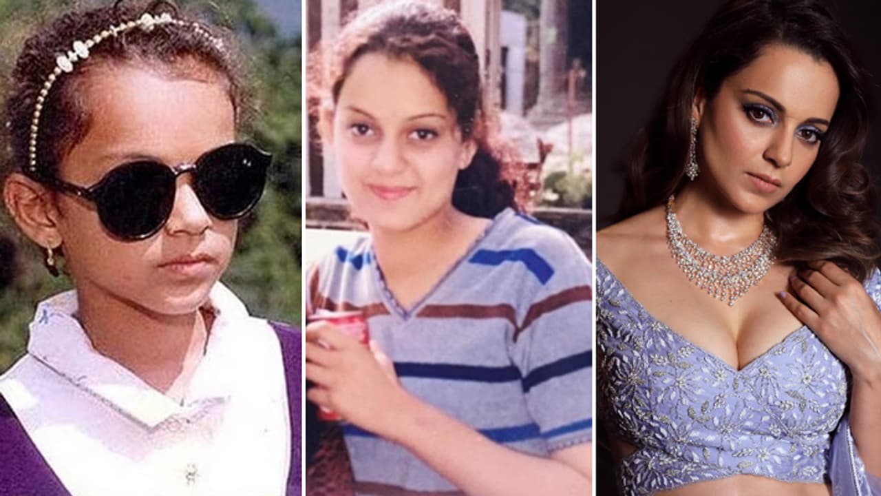 (PHOTOS) Kangana Ranaut turns 39; check out her rare childhood pics ...