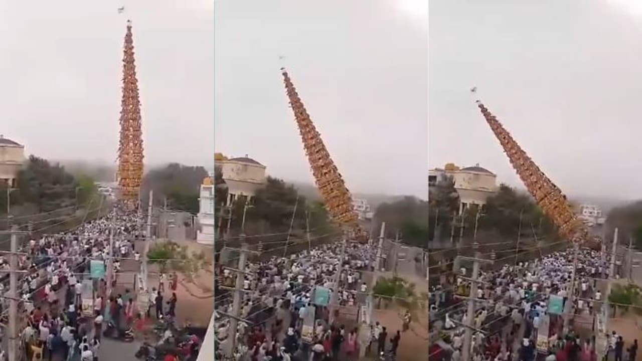 Huskur Madduramma Temple 100 ಅಡಿ ರಥ ದುರಂತ: ಇಬ್ಬರು ಅಧಿಕಾರಿಗಳನ್ನು ಅಮಾನತು ...