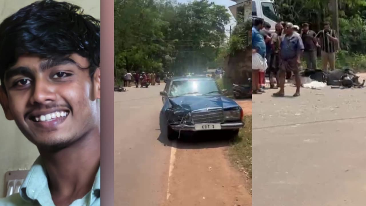 student died in car bike accident in trivandrum vithura ...