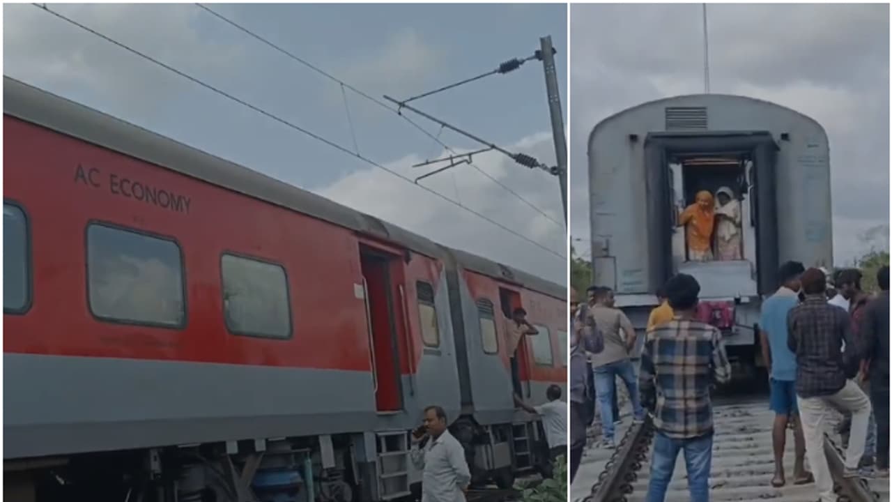 Superfast Express train splits mid route എസി കോച്ചിനിടയിലെ കപ്ലിംഗ് ...